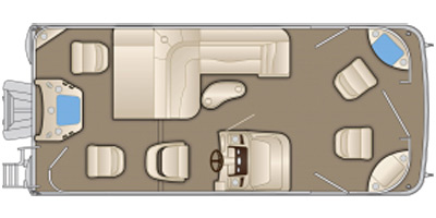 2015 Bennington Pontoons S Series 21 SF Standard Equipment, Boat Value ...