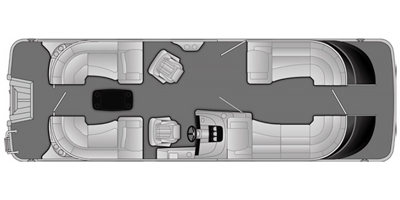 2017 Bennington Pontoons QX Series 25 QX FASTBACK Standard Equipment ...