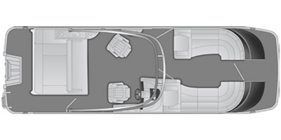 2021 Bennington Pontoons QX Series 25 QXSBA(*) Standard Equipment, Boat ...