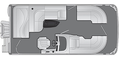 2021 Bennington Pontoons LX Series 19 LXL(*) Standard Equipment, Boat ...