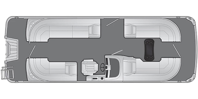 2021 Bennington Pontoons LX Series 24 LXFBC(*) Standard Equipment, Boat ...