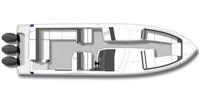 2022 Monterey Boats Super Sport Series 385 SS(*) Standard Equipment ...