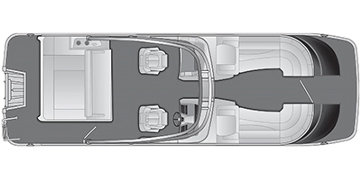 2023 Bennington Pontoons QX Series 25 QXSBWA(*) Standard Equipment ...