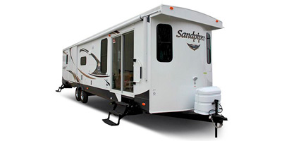 2013 Sandpiper by Forest River M-392FK Specs and Standard Equipment ...