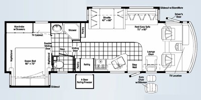 1999 Winnebago Adventurer Floor Plans | Floor Roma
