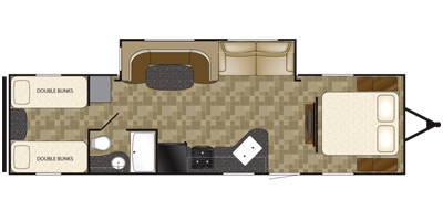 2013 Heartland RVs Trail Runner Series M-30USBH Specs and Standard ...