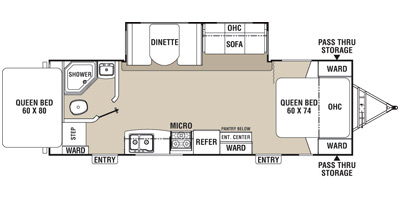 2015 Coachmen by Forest River Freedom Express Series M-254 DSX Specs ...