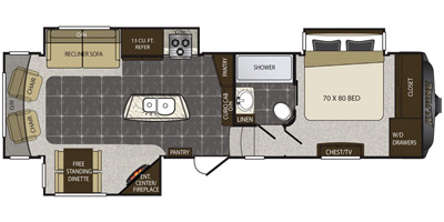 2016 Keystone RV Alpine Series M-3101 RL Specs and Standard Equipment ...