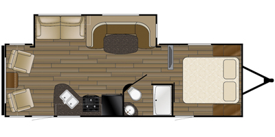 2017 Heartland RVs Trail Runner Series M-25RL Specs and Standard ...