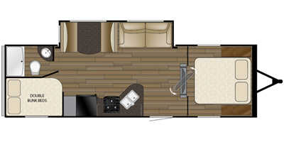 2017 Heartland RVs Trail Runner Series M-27FQBS Specs and Standard ...
