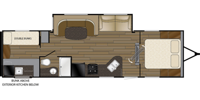2017 Heartland RVs Trail Runner Series M-30ODK Specs and Standard ...