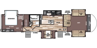 2019 Salem by Forest River Hemisphere GLX Series M-378FL Specs and ...