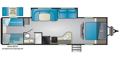 2019 Heartland RVs Trail Runner Series M-30ODK Specs and Standard ...