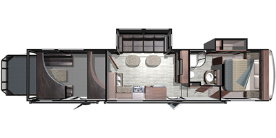 2019 Highland Ridge RV Highlander Toy Hauler Series M-327G Specs and ...