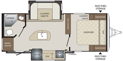 2019 Keystone RV Bullet Ultra Lite Series M-220 RBI Specs and Standard ...