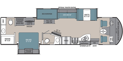 2021 Coachmen by Forest River Mirada Series M-35 ES Ford V10 Specs and ...