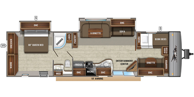 2021 Jayco Jay Flight Series M-38 BHDS Specs and Standard Equipment ...
