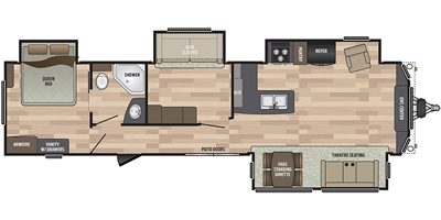 2020 Keystone RV Residence Series M-401 MBNK Specs and Standard ...