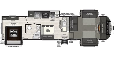 2020 Keystone RV Sprinter Limited Series M-3340 FWFLS Specs and ...