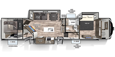 2022 Cardinal by Forest River Limited Series M-352BHLE Specs and ...