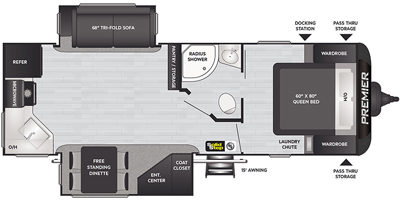 2021 Keystone RV Bullet Premier Ultra Series M-24 RKPR Specs and ...