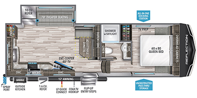 2023 Grand Design Recreational Vehicles Reflection 150 Series M-270BN ...