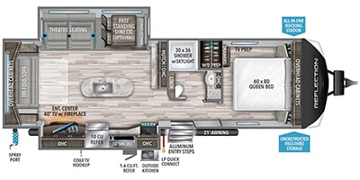 2023 Grand Design Recreational Vehicles Reflection Series M-297RSTS ...