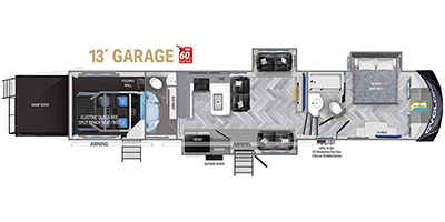 2023 Heartland RVs Cyclone Toy Hauler Series M-4006 Specs and Standard ...