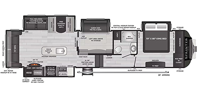 2023 Keystone RV Sprinter Limited Series M-3570 LFT Specs and Standard ...