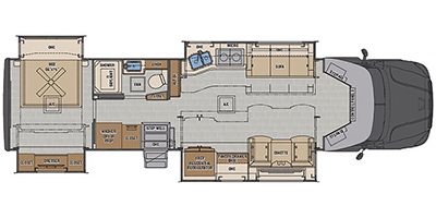 2023 Renegade Custom Coaches Explorer Series M-38EMB Cascadia 505hp ...