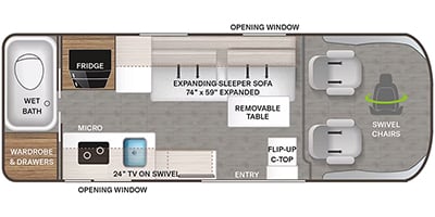 2023 Thor Motor Coach Tellaro Series M-20K Promaster Specs and Standard ...
