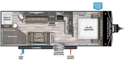 2024 Grand Design Recreational Vehicles Transcend Xplor Series M-247BH ...